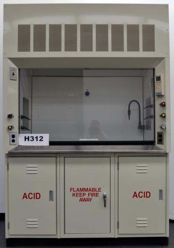 5′ Bedcolab Fume Hood w/ Acid Cabinets - National Laboratory Sales