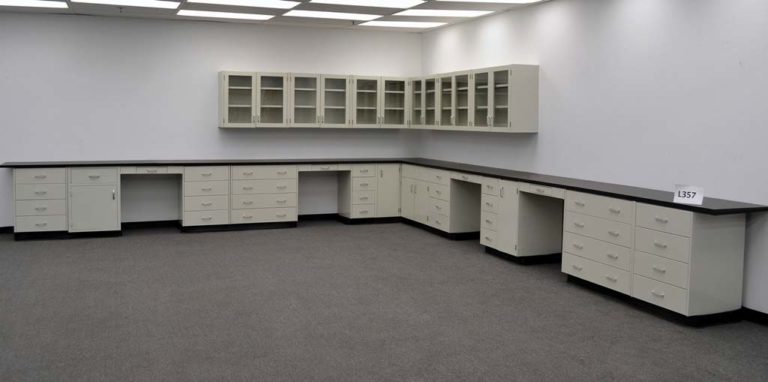 43' Cabinets w/ 18' Wall Units - National Laboratory Sales
