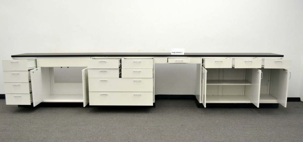 15' Fisher Hamilton Cabinets - National Laboratory Sales