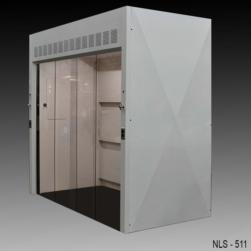 8′ Wide x 4′ Deep Walk-In Fume Hood – 39″ Deep Work Area (NLS-H511) – NLS