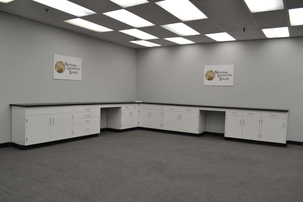 17' x 15' Fisher American "L" Cabinets - National Laboratory Sales